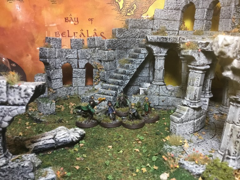 Weathertop Hobbits and Strider | wargamesdiary