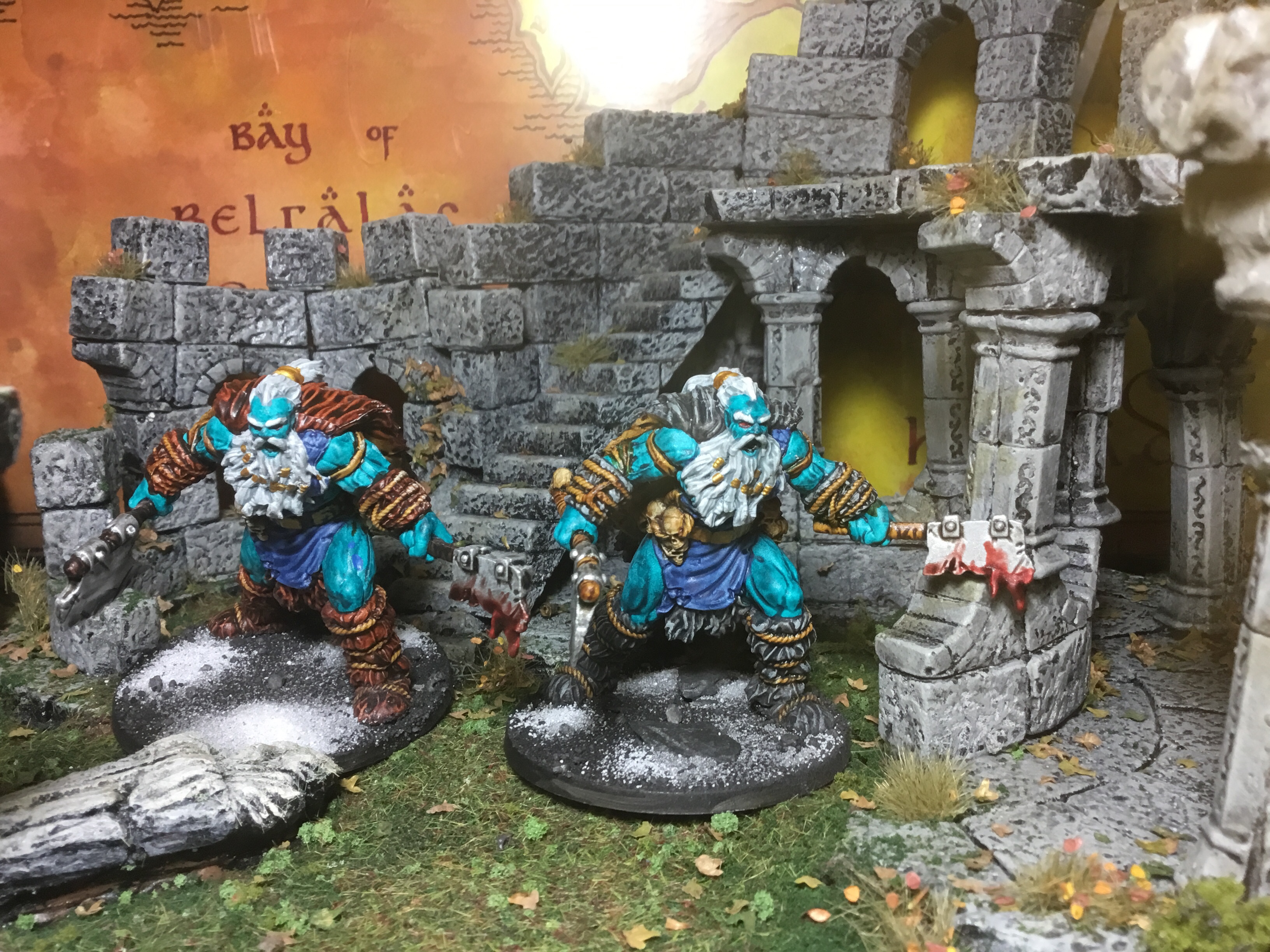 Conan Frost Giants and Crows painting update | wargamesdiary